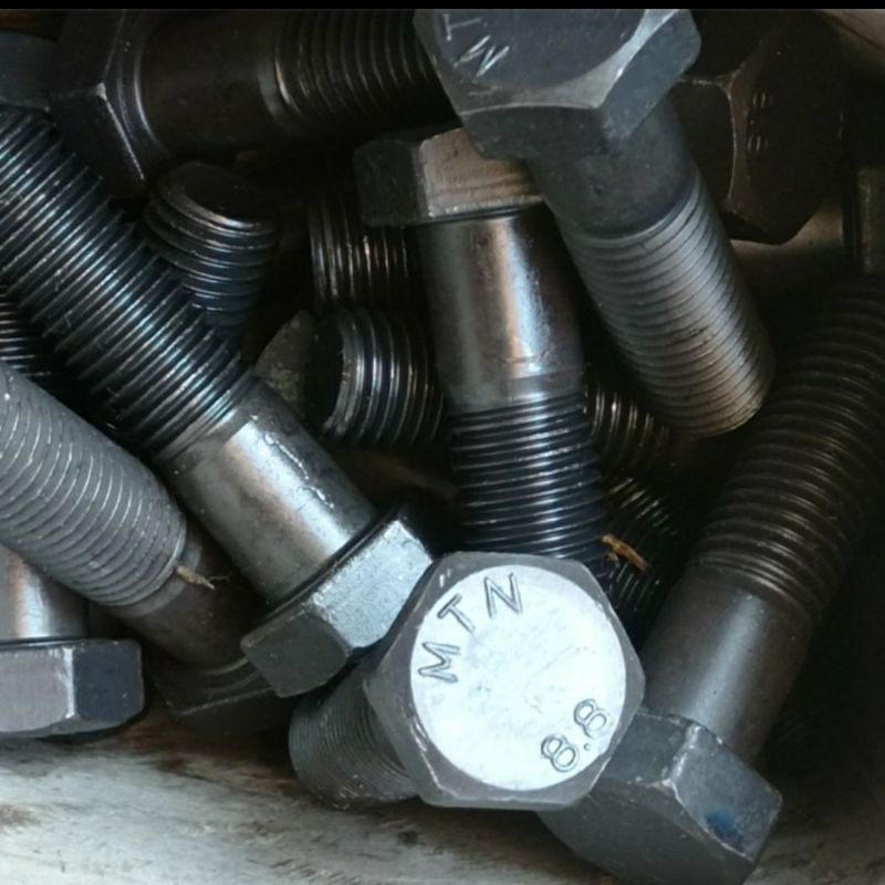 Jual BAUT BAJA M16 X 60 HALF DRAT. BAUT MUR HTB 8.8 M 16X60 KUNCI 24 GRADE 8.8. | Shopee Indonesia