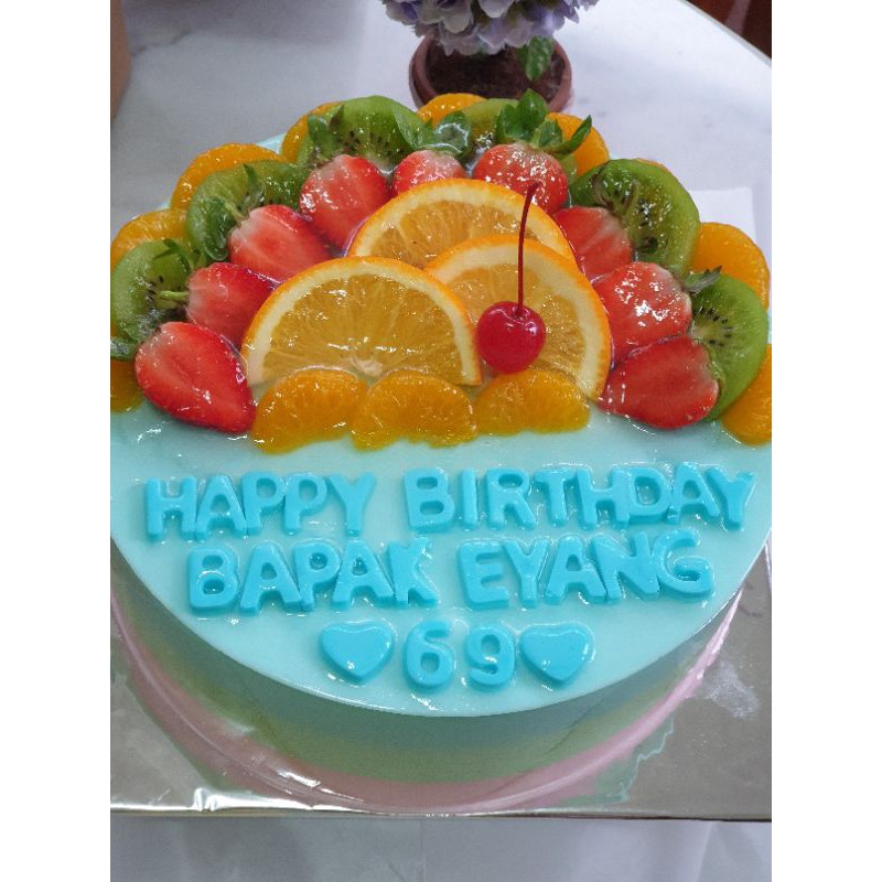 Jual Pudding Buah/Pudding Rainbow/Pudding Hias / puding ulang tahun ...