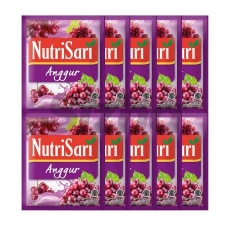 Jual Nutrisari Rasa Anggur 1 Rcg isi 10 Sachet | Shopee Indonesia