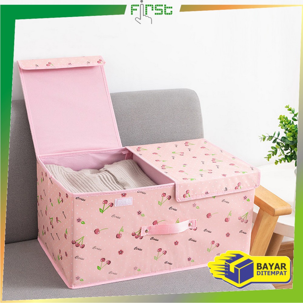 Jual FH-C485 Storage Box Serbaguna Tempat Penyimpanan Baju Dengan Tutup ...