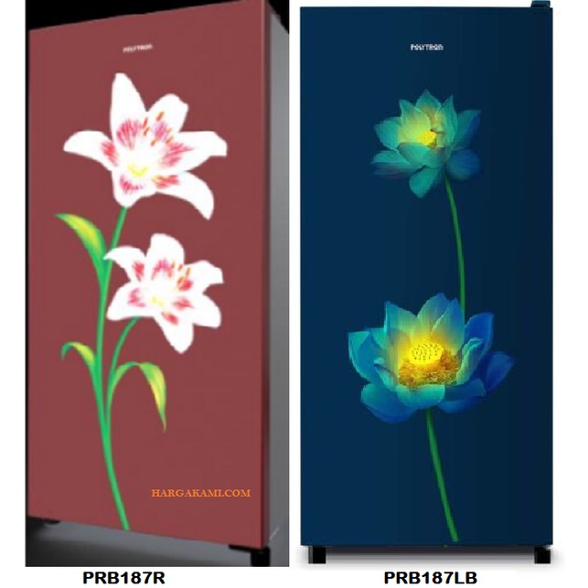 Jual Polytron Kulkas 1 Pintu 180Liter PRB-187 Flower Design PROMO ...