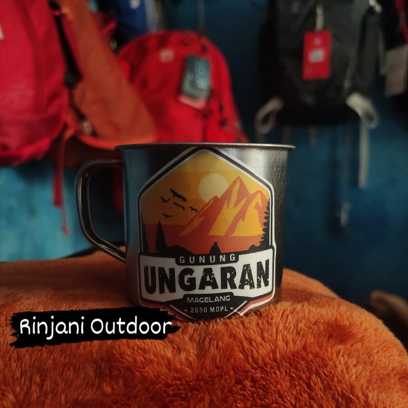 Jual Mug Cangkir Outdoor Diameter kurang Lebih 7cm Gelas Stainless ...