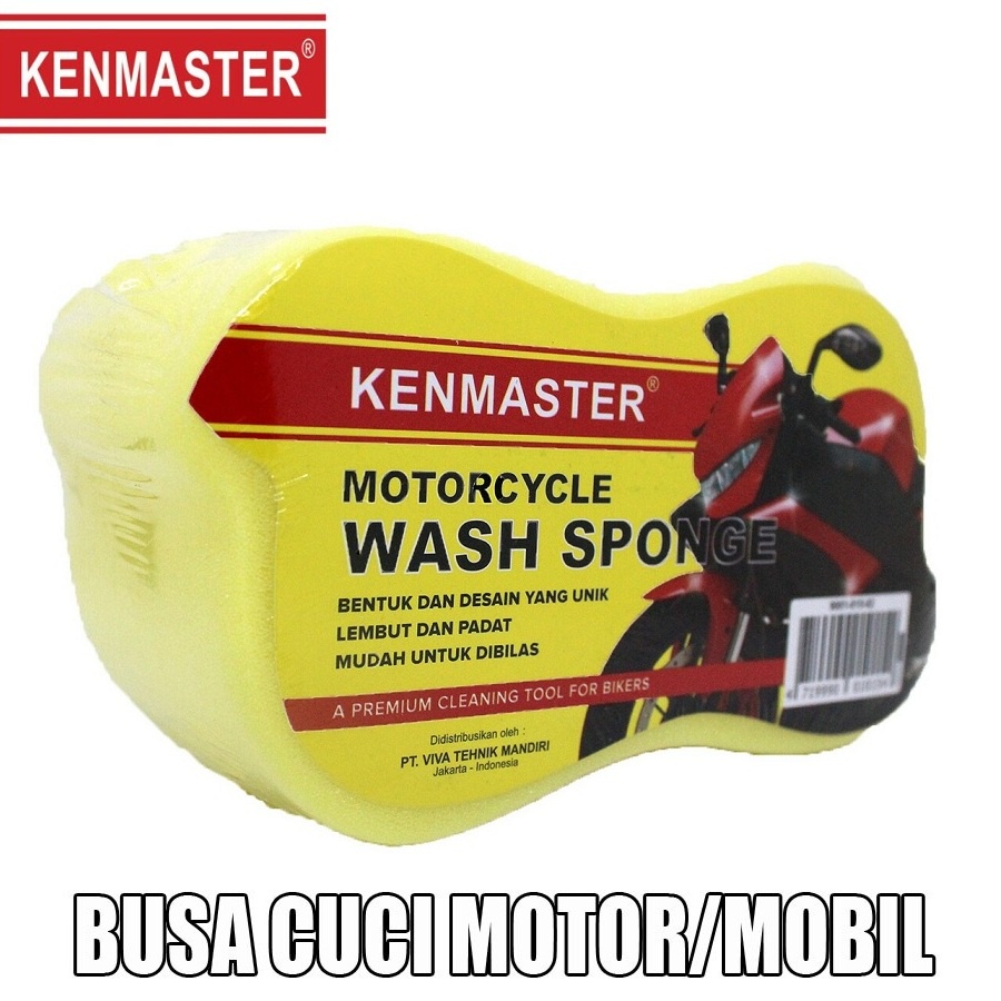 Jual Busa Cuci Motor - Mobil - Spon Wash - Sponge Busa Tebal Kenmaster ...