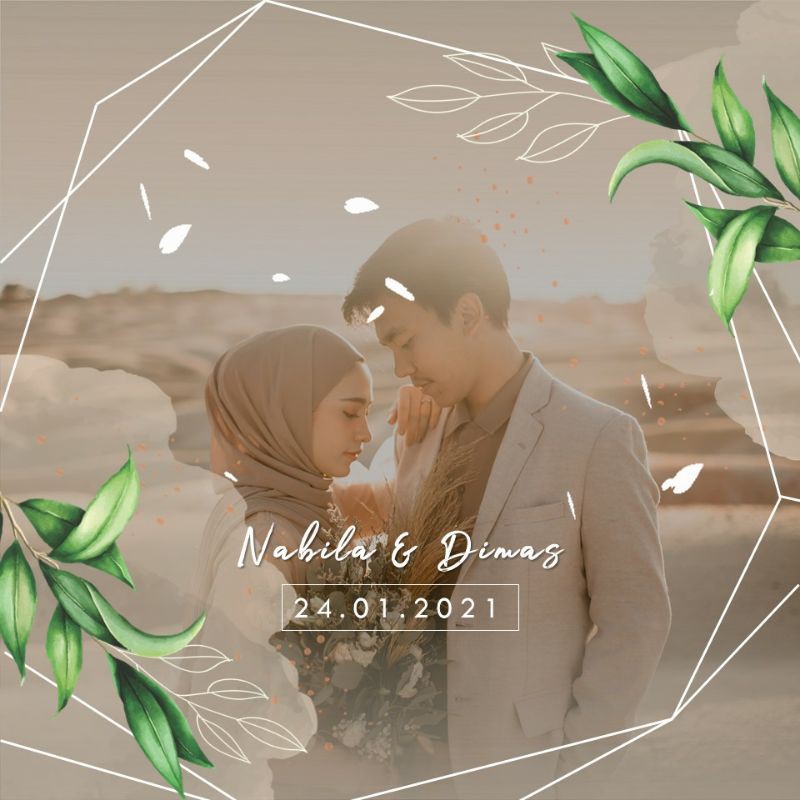 Jual Undangan Nikah Lamaran Khitbah Digital Video Special Design Code ...