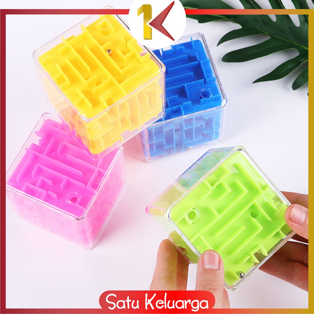 Jual SK-M274 Mainan Maze Puzzle Ball / Mainan Puzzle Labirin Transparan ...