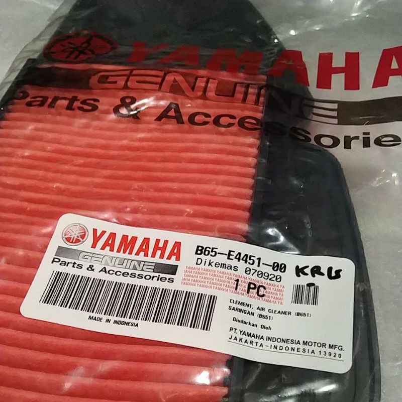 Jual FILTER UDARA AEROX 155 LEXI Original Yamaha B65-E4451-00 | Shopee ...