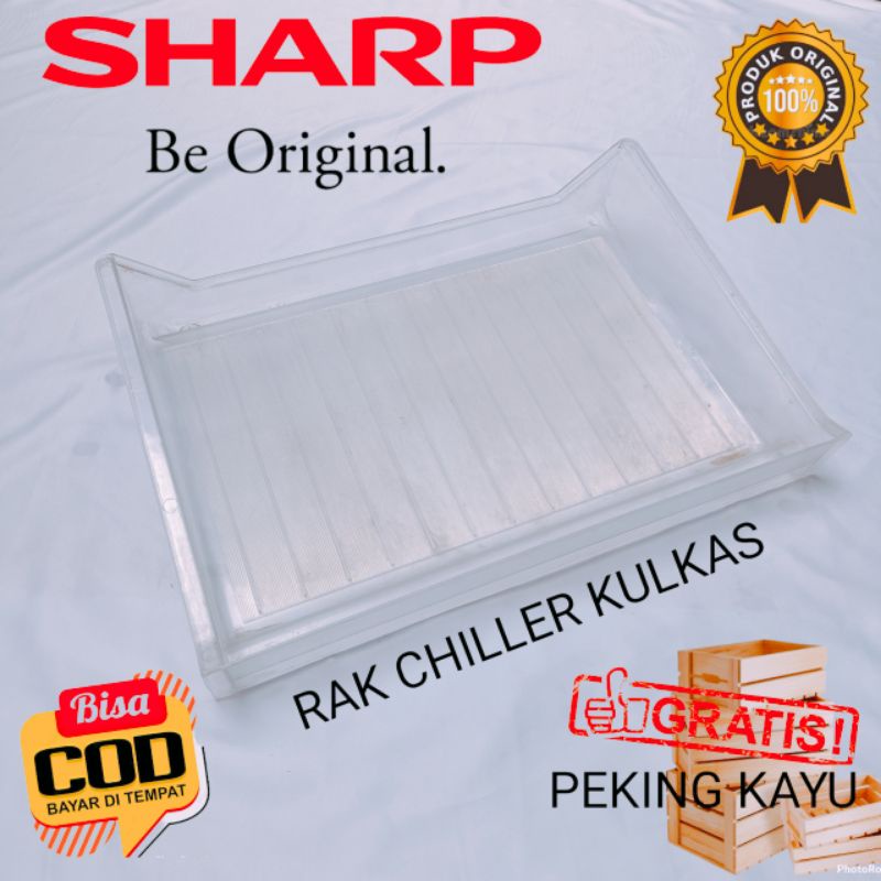 Jual RAK KULKAS SHARP 2 PINTU RAK CHILLER KULKAS TYPE LAMA ORIGINAL ...