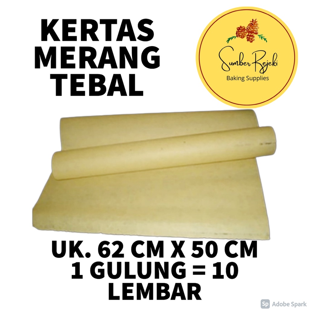 Jual Kertas Merang / Kertas Penyerap Minyak Ukuran 62 cm x 50 cm 1 ...