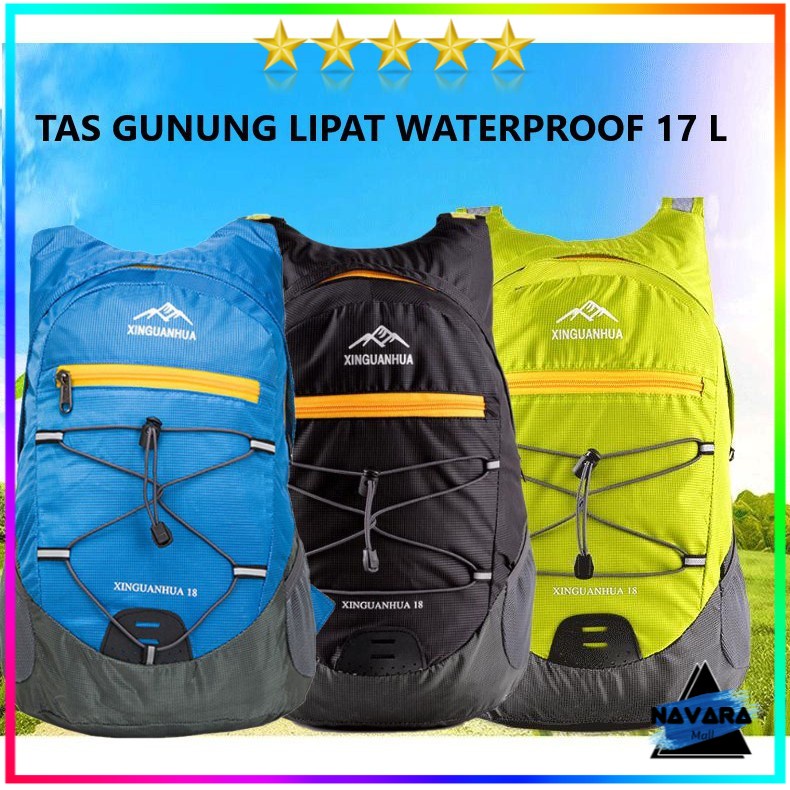 Jual Xinguanhua Tas Gunung Lipat Mini 17L Waterproof Daypack Olahraga ...