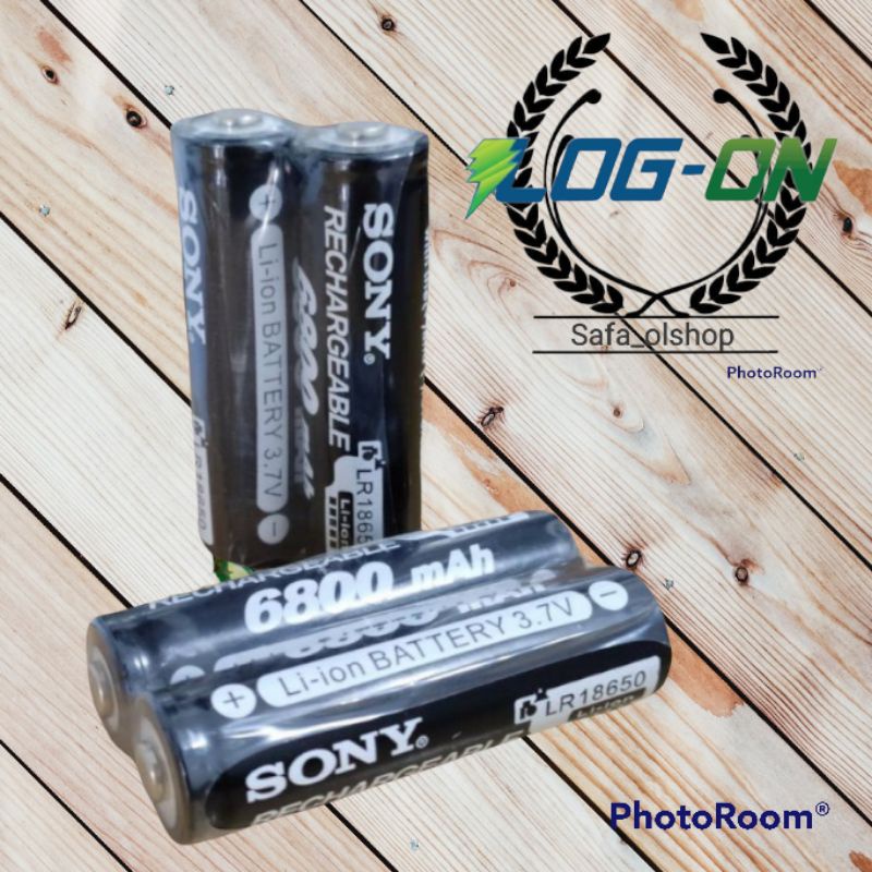 Jual Baterai Cas Sony 18650 Batrey Battery LR18650 Rechargeable 6800mAh ...