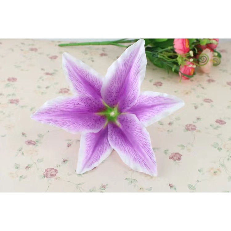 Jual Tangkai plastik bunga lili buatan lily menghiasi pesta kantor ...