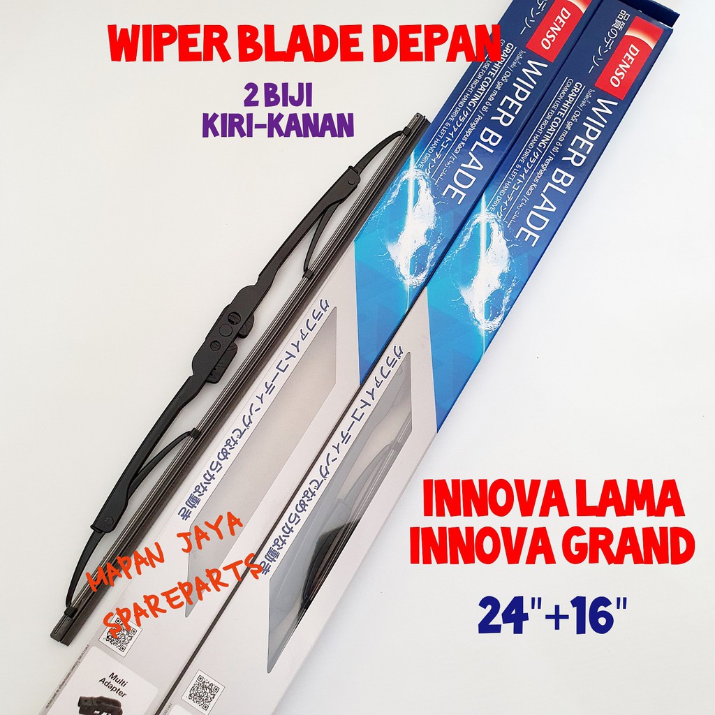 Jual DENSO WIPER DEPAN - INNOVA (2005-2015) | Shopee Indonesia