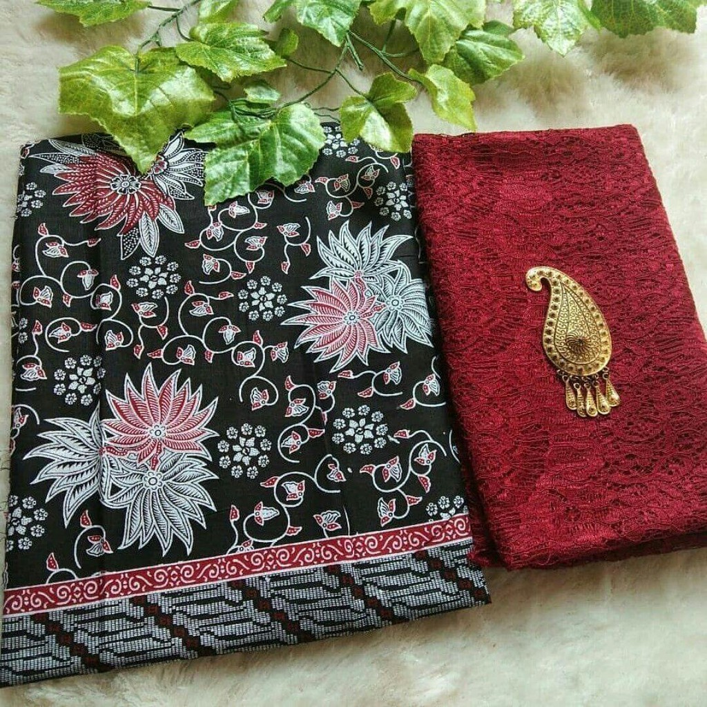 Jual Kain Batik Murah Sogan Primis Embos Brokat Tule Tille Songket ...