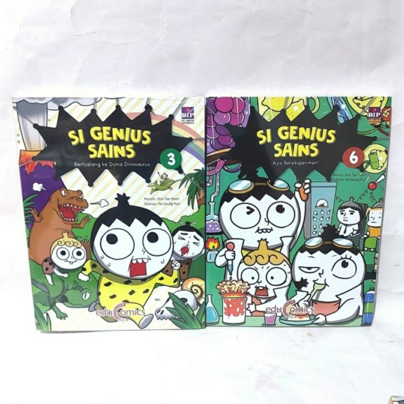 Jual si genius sains edukomik / komik si jenius sains / buku sains anak ...
