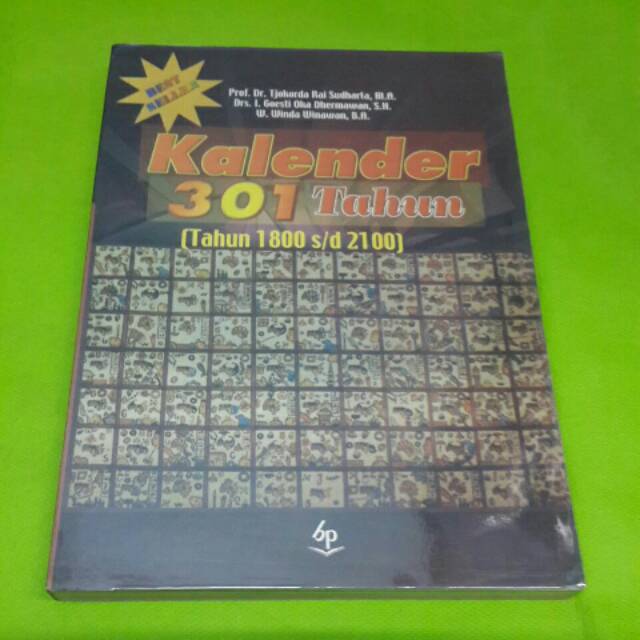 Jual Kalender 301 Tahun (Tahun 1800 s/d 2100) | Shopee Indonesia