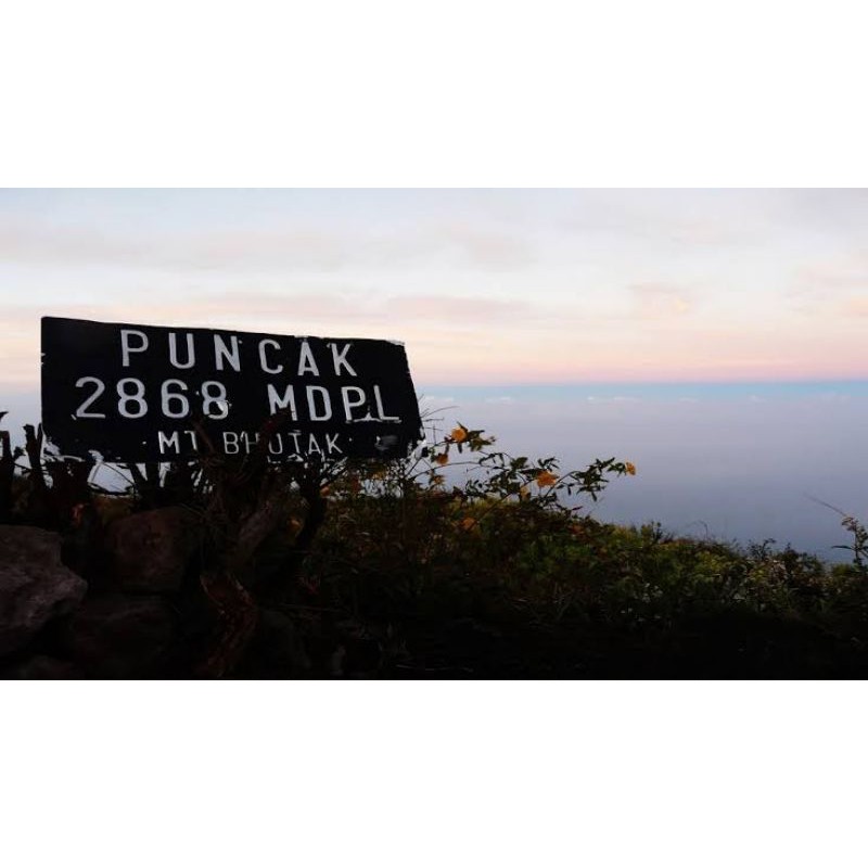 Jual plat tanda nama gunung - papan tanda nama gunung - sign plate ...