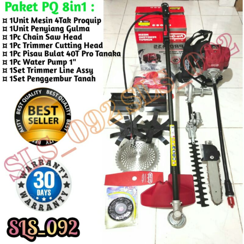 Jual MESIN POTONG RUMPUT 4TAK (PQ 8IN1) MODEL HONDA | Shopee Indonesia