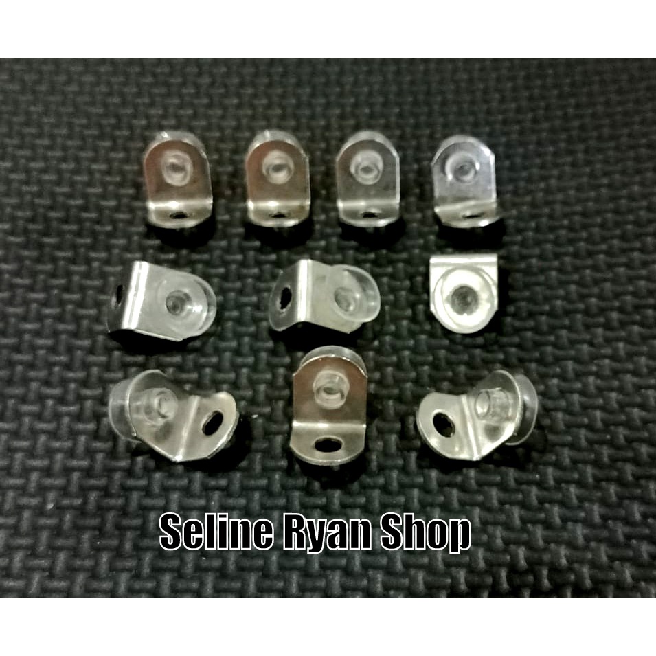 Jual Plat Siku L Rak Kaca / Plat Penyangga Ambalan Kaca | Shopee Indonesia