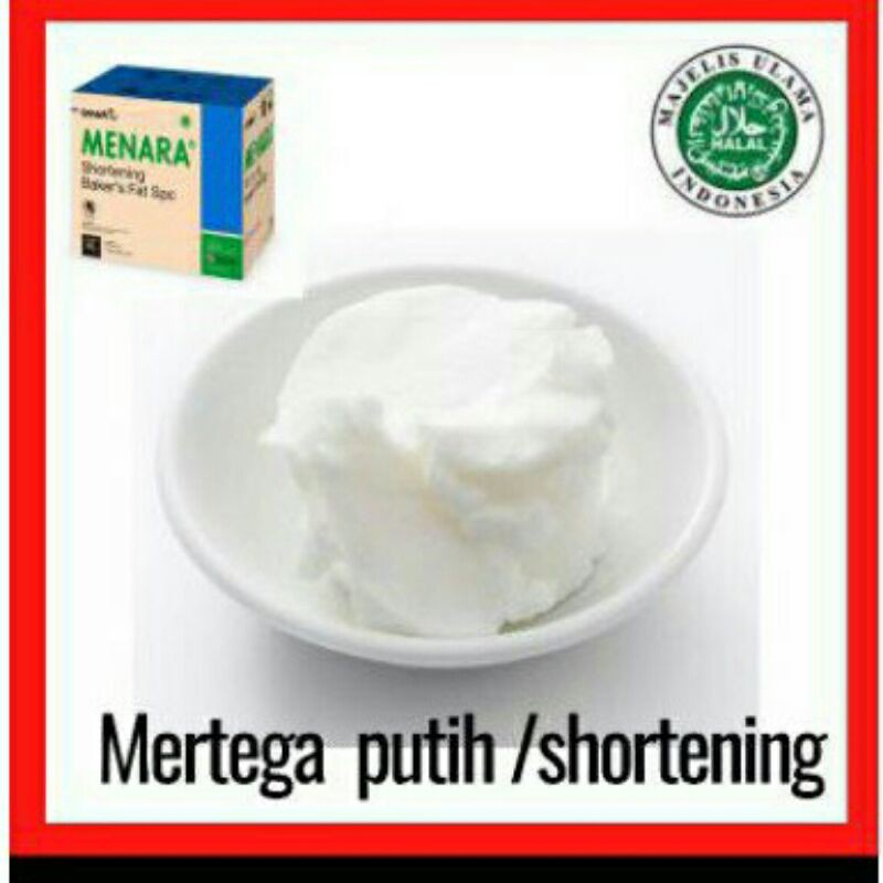 Jual menara shortening/mentega putih 1kg | Shopee Indonesia