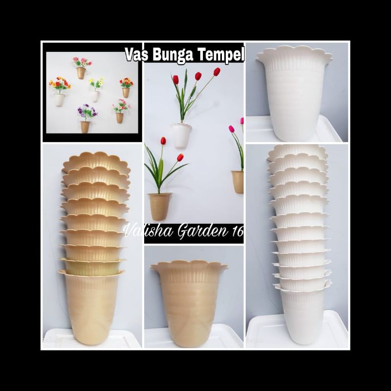 Jual Pot Bunga Pastik Tempel Gantung | Shopee Indonesia