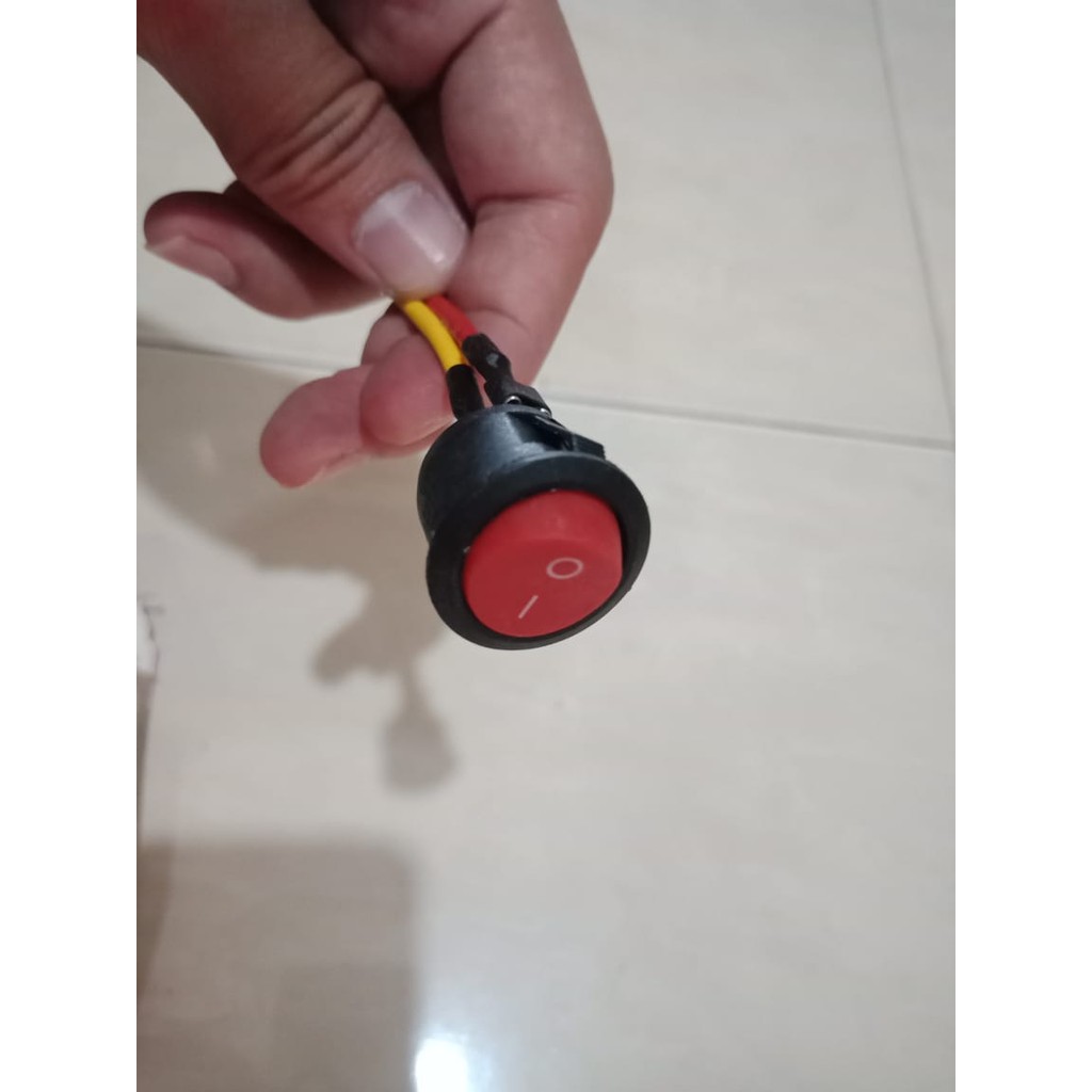 Jual SAKLAR ON OFF 2 WAYAR BULAT , SAKLAR SERBA GUNA | Shopee Indonesia
