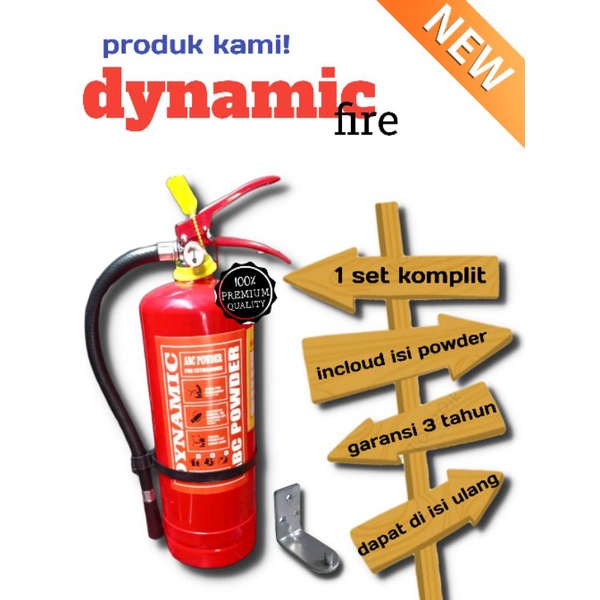 Jual APAR 6kg Portable Serbuk Dry Powder Bubuk ABC Set Komplit Tabung Alat Pemadam Api Kebakaran ...