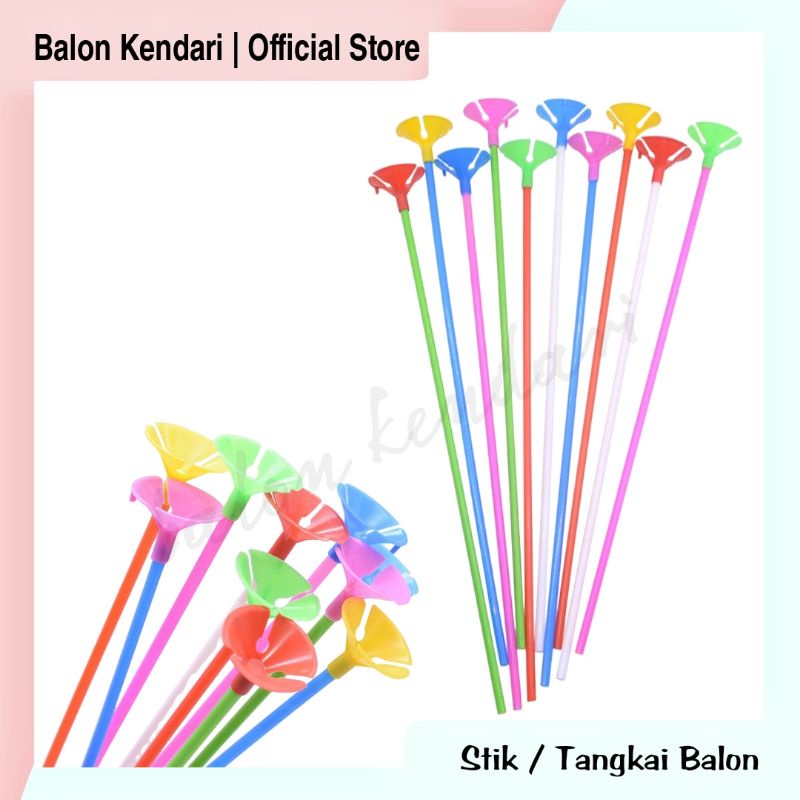 Jual Tangkai Balon Latex / Stik Balon Dan Cup / Stik balon Karet ...
