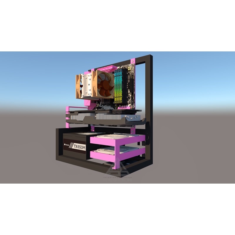 Jual casing PC custom, casing pc open air, casing pc gaming, casing pc ...