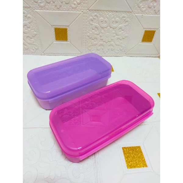 Jual PROMO Tupperware Signature Rectangular Set 980ml ECER 1pcs ...