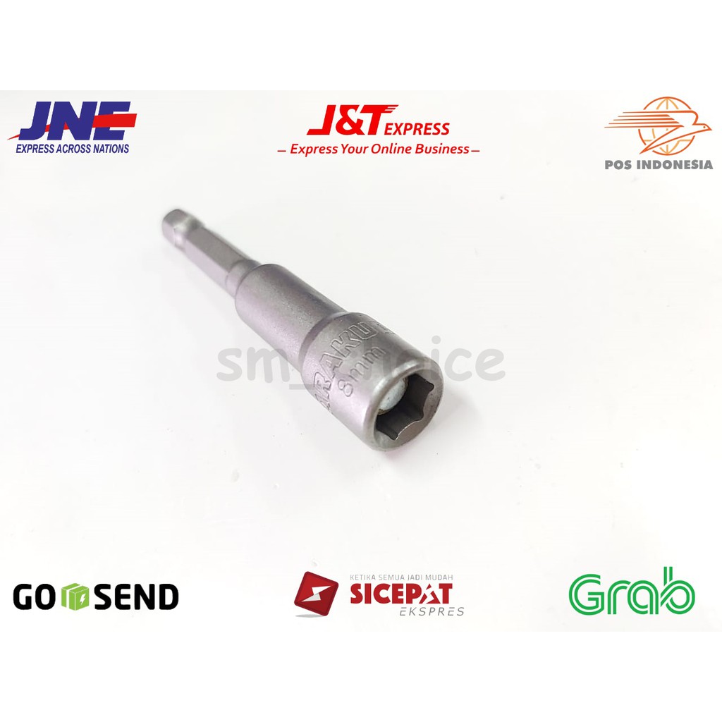 Jual MATA BOR ROOFING - MATA SOCKET SEKRUP BAJA - HEX NUT 8MM BARAKUDA ...