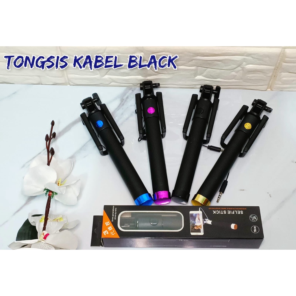 Jual Tongsis Rubber Black tongsis selfie youtuber tiktok smule vlogger ...