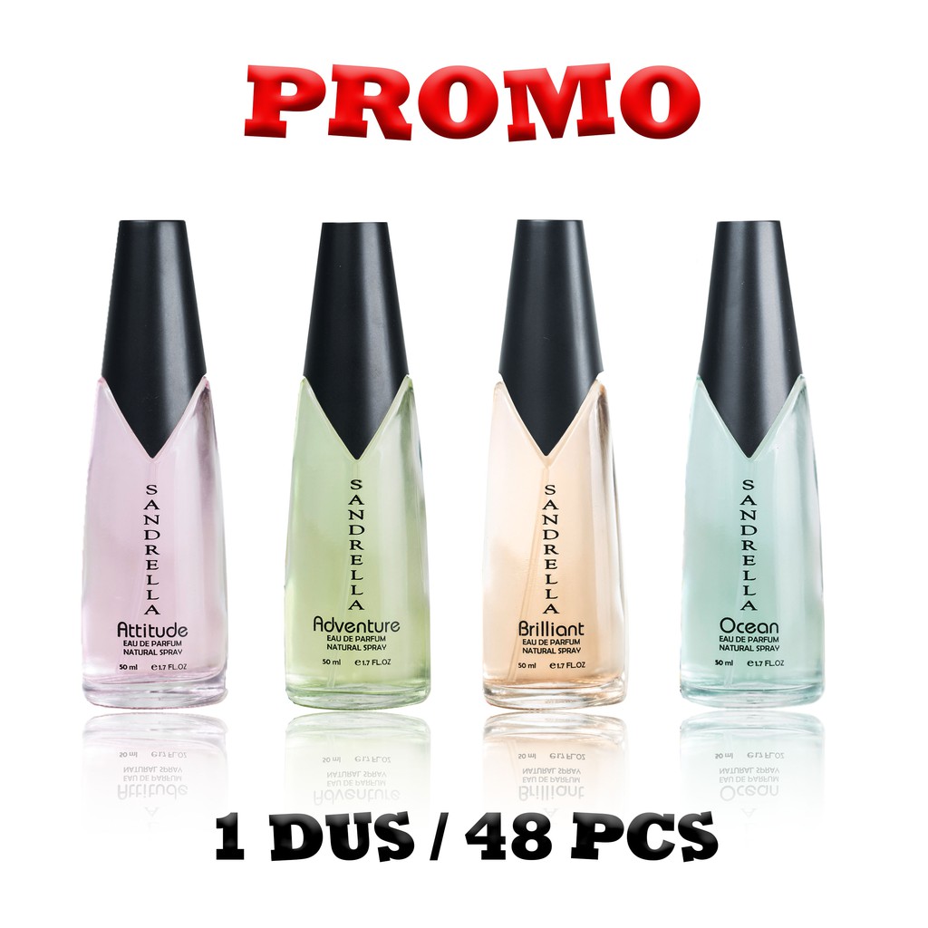Jual SANDRELLA Promo 1 Dus Isi 48 Pcs Parfum Natural Spray 50Ml By Jogi ...