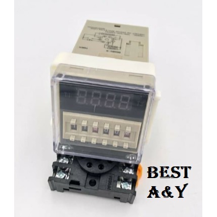 Jual DH48S-S Digital Timer Precision Delay Time Relay Twin Counter ...