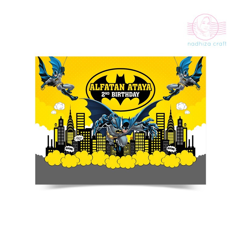 Jual BATMAN BANNER BACKDROP ULANG TAHUN | Shopee Indonesia