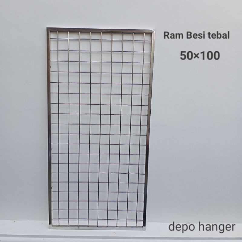 Jual RAK RAM JARING BESI BINGKAI UKURAN 50CM X 100CM | Shopee Indonesia
