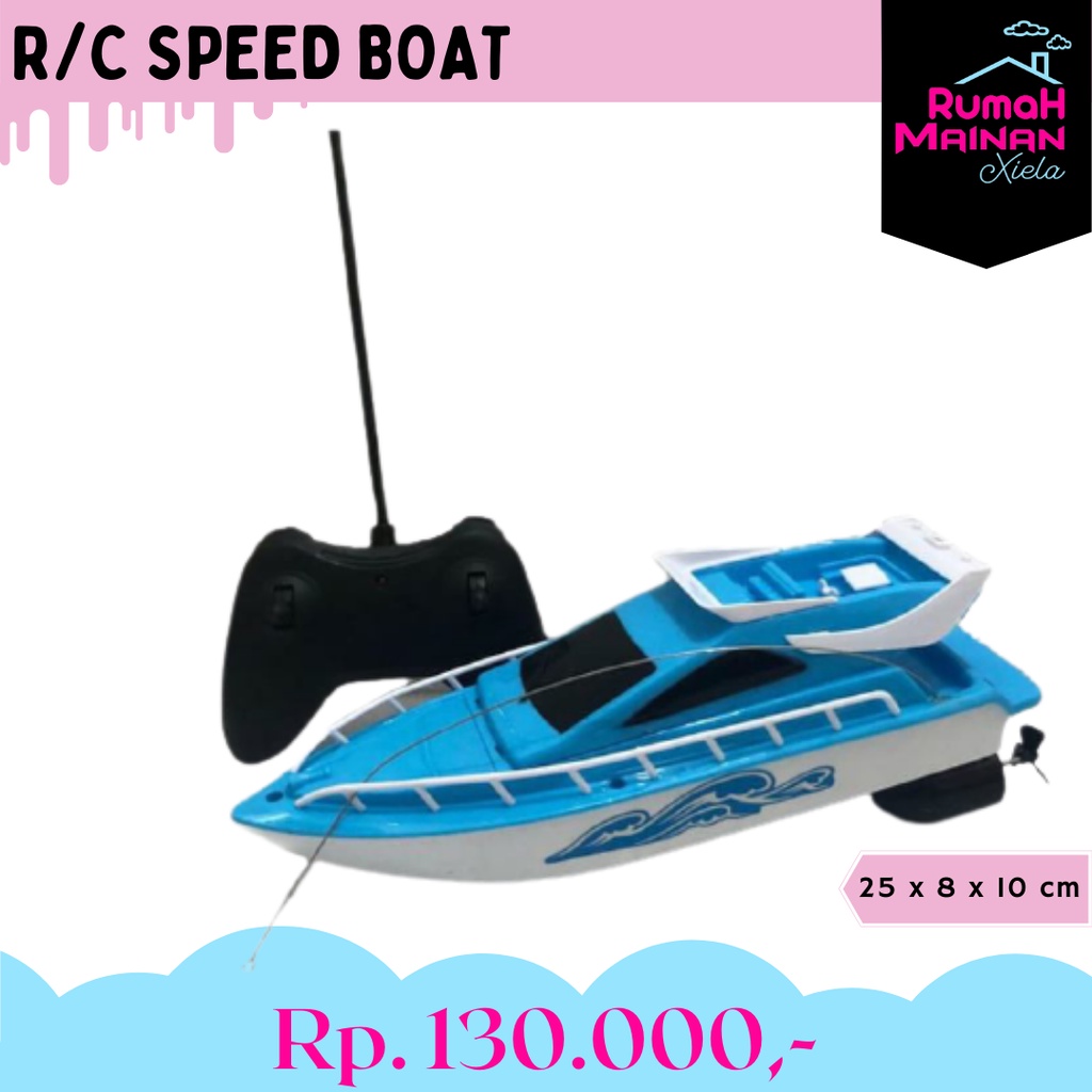 Jual R/C SPEED BOAT - REMOTE CONTROL RADIO CONTROL KAPAL SPEED BOAT | Shopee Indonesia