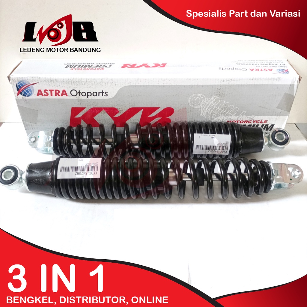 Jual Shockbreaker KYB KYOC PCX 150 350mm Shock Belakang Motor Matic Honda KAYABA ZETO Peredam ...