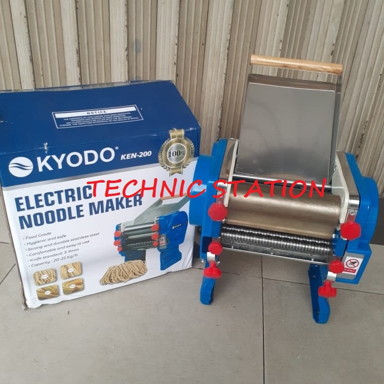 Jual Mesin mie kyodo listrik 2mm/6mm KYODO KEN 200 penggiling mie elektrik | Shopee Indonesia