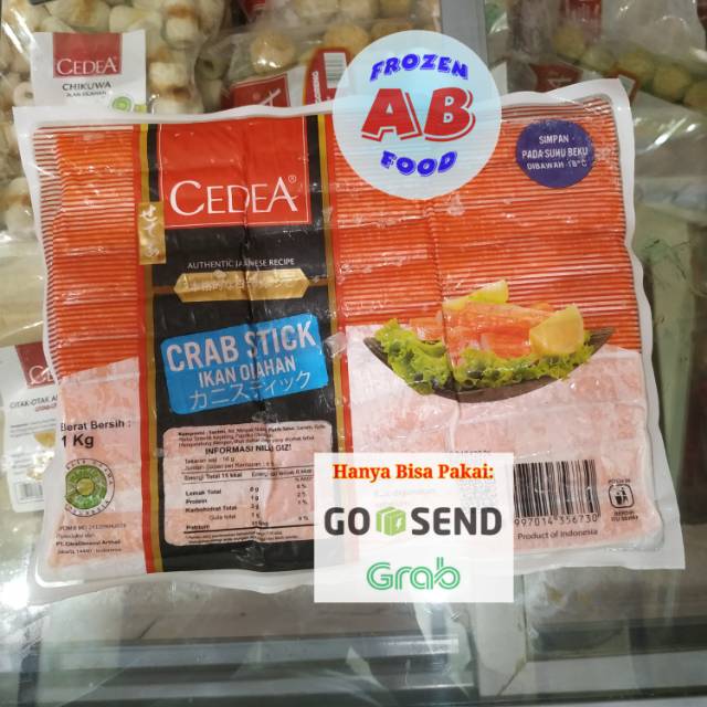 Jual CEDEA Crab Stick 1 Kg CEDEA Crabstick 1 Kg Crab Stik 1000 gram ...