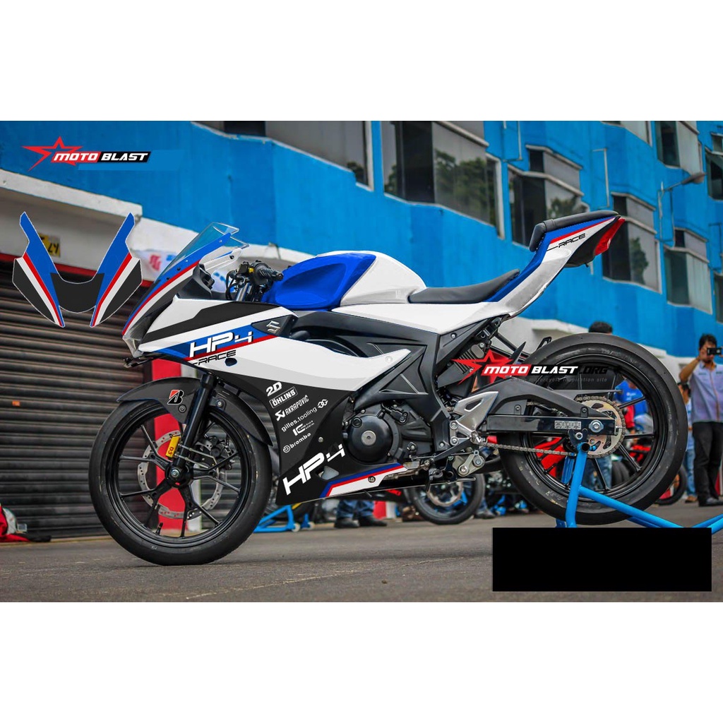 Jual Decal stiker Suzuki GSX-R150 HP4 Race Fullbody Motoblast | Shopee ...