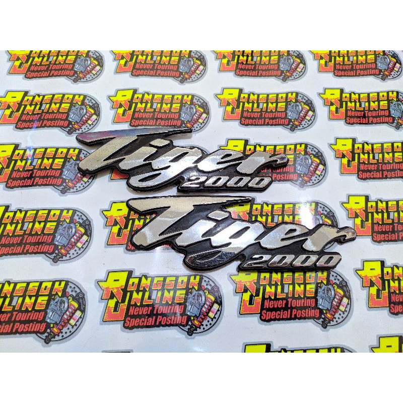 Jual emblem tangki tiger lama tiger lawas emblem tilam tilas emblem ...