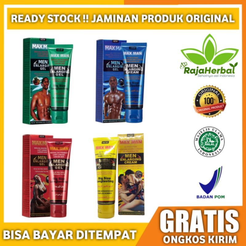 Jual MAXMAN ASLI ORIGINAL MEN ENLARGING GEL CREAM OLES PEMBESAR_KELAMIN ...