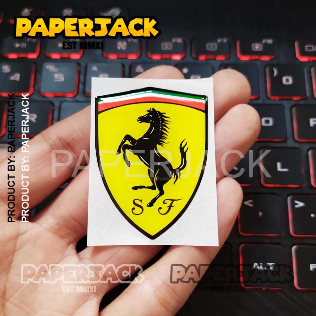 Jual FERRARI EMBLEM STIKER TIMBUL STIKER OUTDOOR STIKER IMPORT | Shopee ...