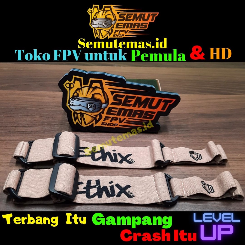 Jual Tbs ETHIX goggle strap v2 Coklat brown | Shopee Indonesia