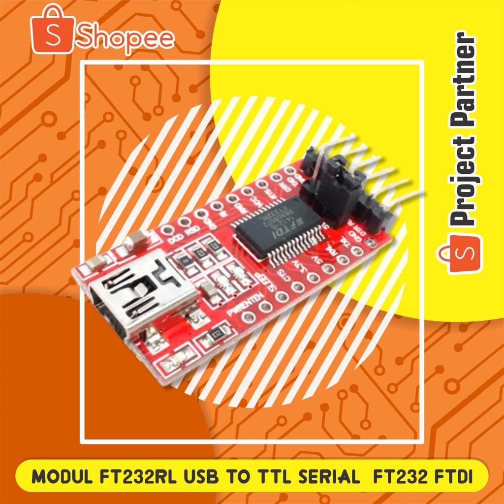 Jual FT232RL USB To TTL Serial Module Conterver FT232 FTDI 232RL ...