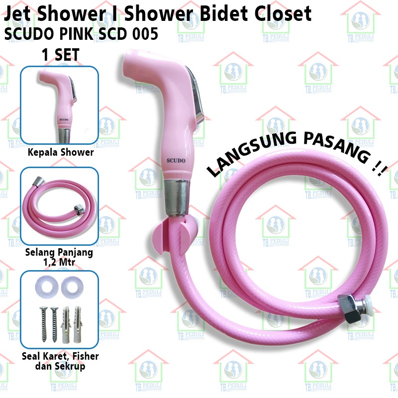 Jual Jet Shower Kloset Toilet Closet Cebok WC Semprotan Duduk Kamar Mandi Ringan Kamar Mandi ...