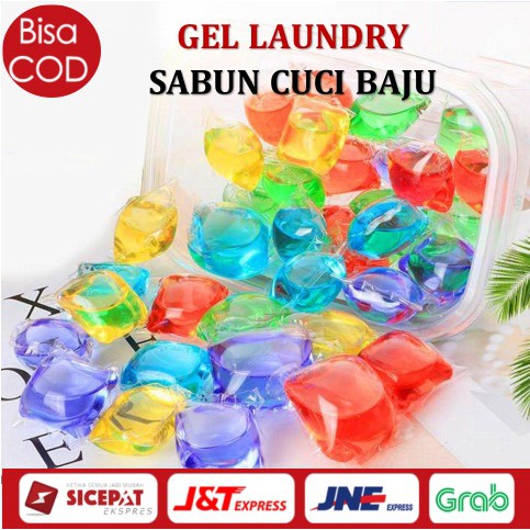Jual Sabun Cuci Baju Detergent Gel Ball / Detergen Laundry Liquid Cair ...