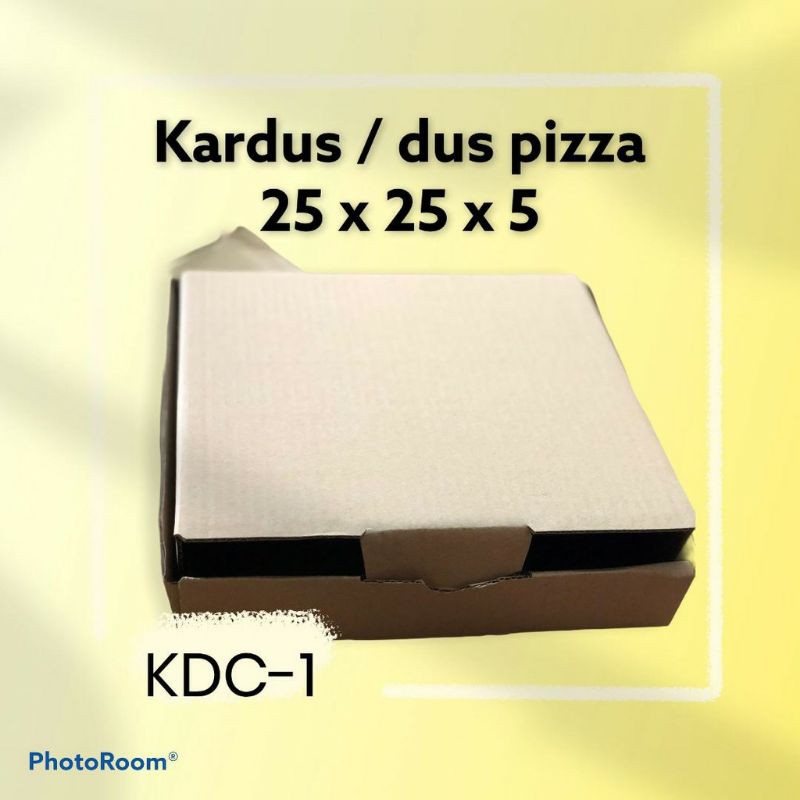 Jual Kardus / dus pizza / box diecut 25x25x5 | Shopee Indonesia