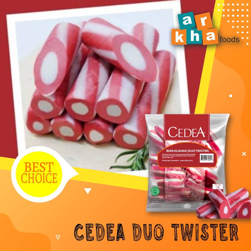 Jual Cedea Duo Twister Olahan Seafood 500GR / ikan Olahan Cedea ...