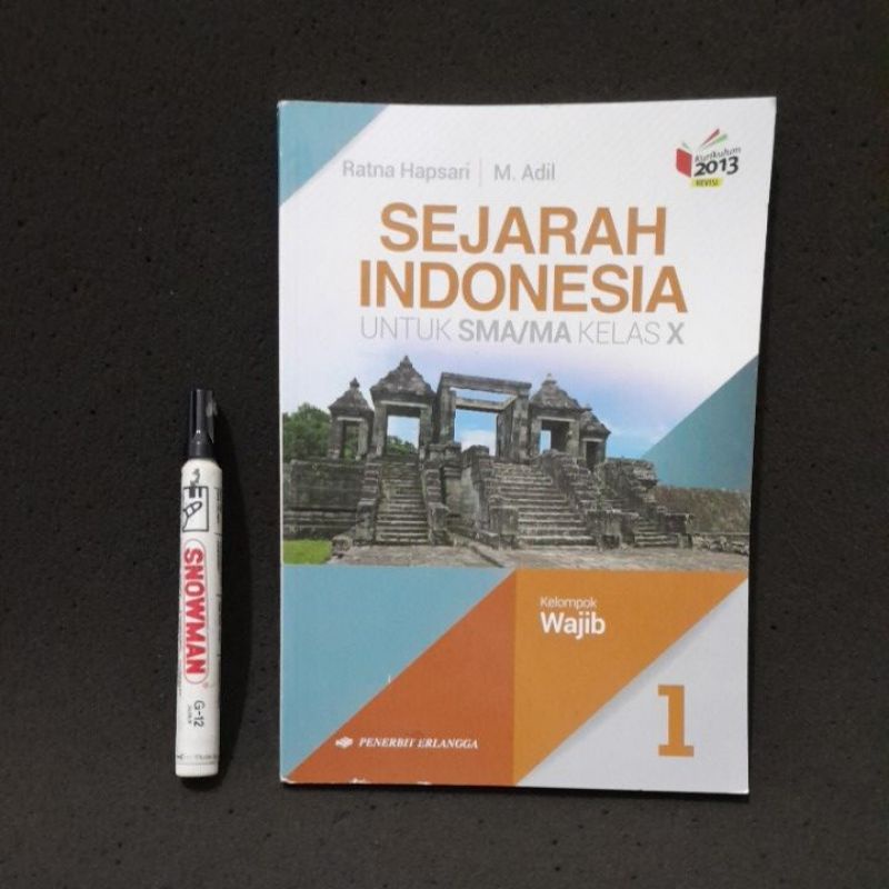 Jual Buku Sejarah Indonesia SMA Kelas 10 Kelompok Wajib Kurikulum 2013 Revisi Ratna Hapsari ...